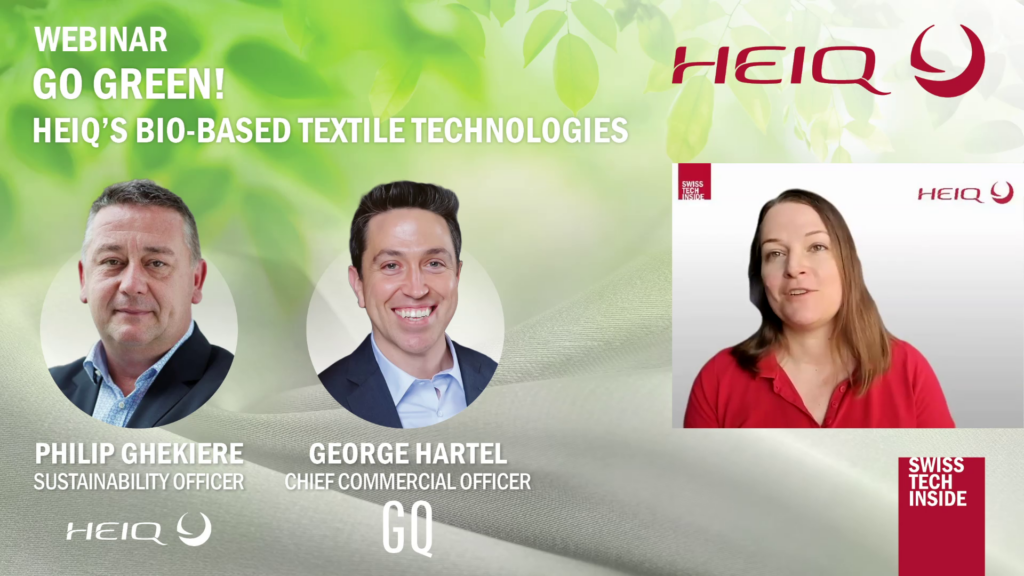 Webinar: “Go green! HeiQ’s bio-based textile technologies” #3 - HeiQ ...